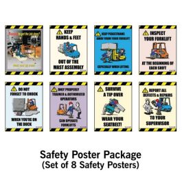 SAFE-Lift 2 Counterbalance Safety Poster Pack of 8 - English ...