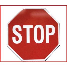 Safety Signs - Stop Sign - ForkliftAccessories.com by