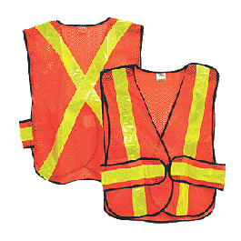High Visibility Reflective Mesh Safety Traffic Vest by